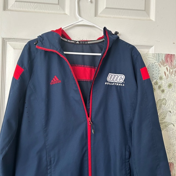 adidas | Jackets & Coats | Adidas Uic Volleyball Athletic Jacket Size L ...